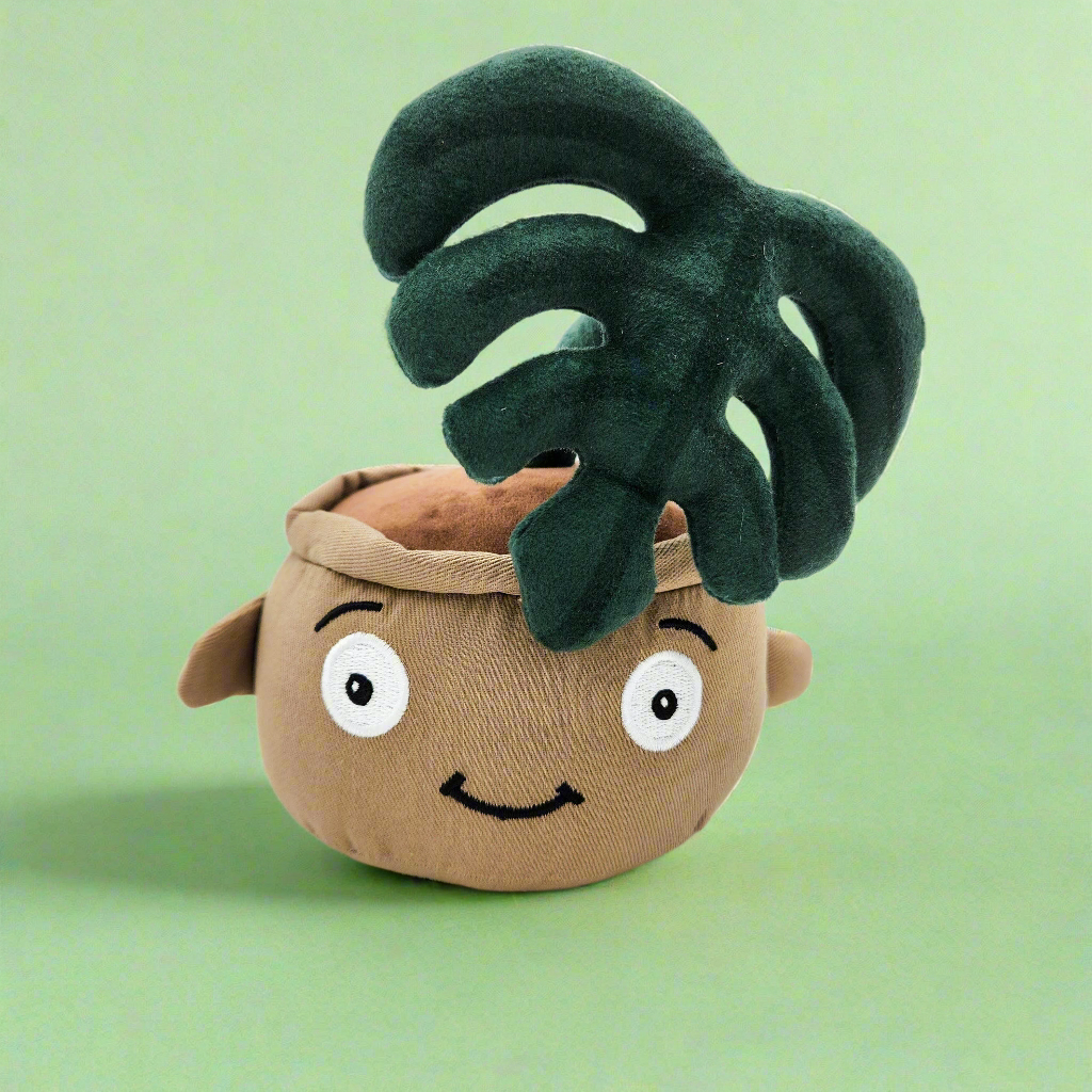Cheeky Plant Plushie | Plant Stuffed Toy | Succulent / Monstera Plush ...