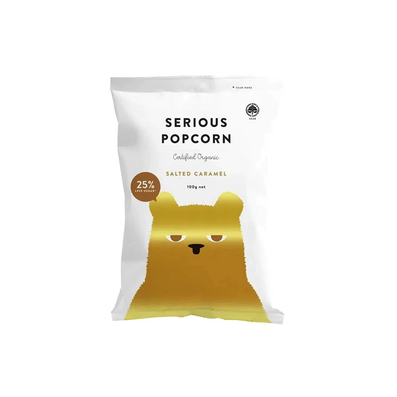Serious Popcorn Salted Caramel 70g – Cheeky Plant Co.